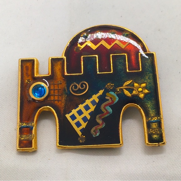 Unmarked | Jewelry | Vintage Artisan Jerusalem Temple Brooch | Poshmark